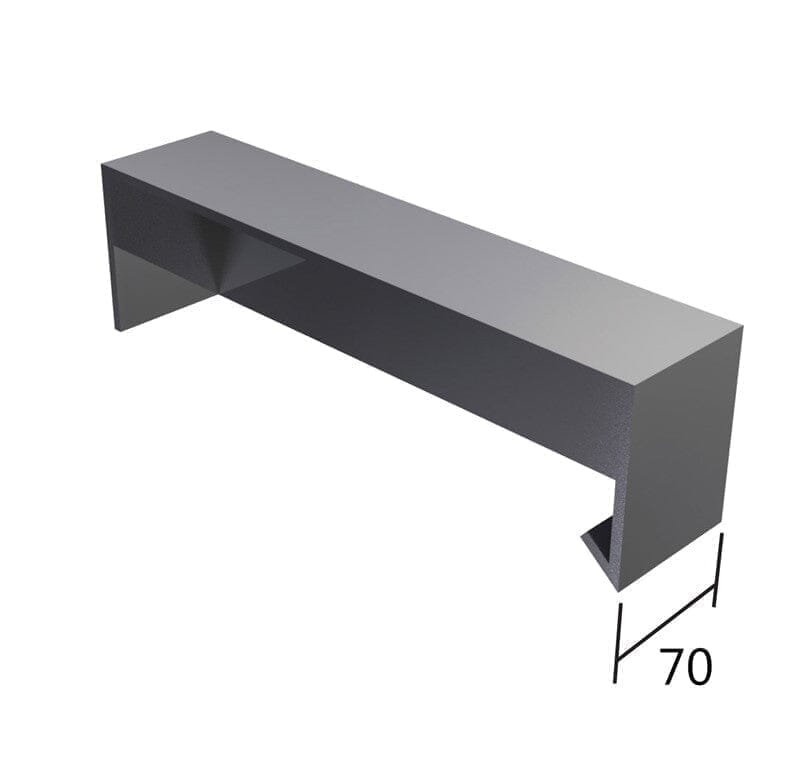 Alutec Brown Aluminium Coping Right Hand Stop End Pieces | RSUK