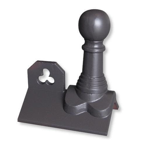 GRC Concrete Bishop Ball Club Crested Ridge Tile Finial