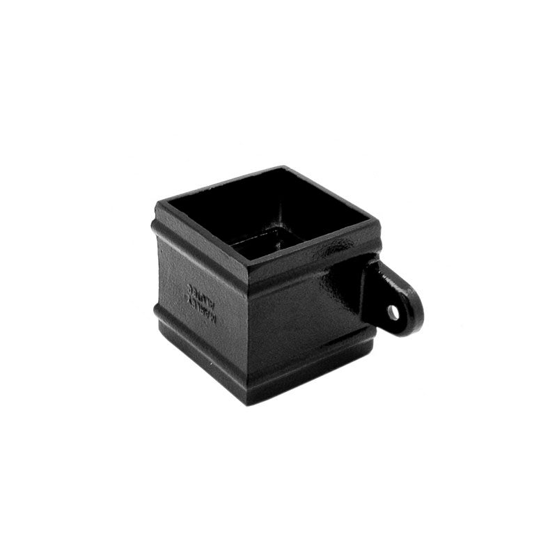 Alutec Traditional 72x72mm Aluminium Square Downpipe Socket