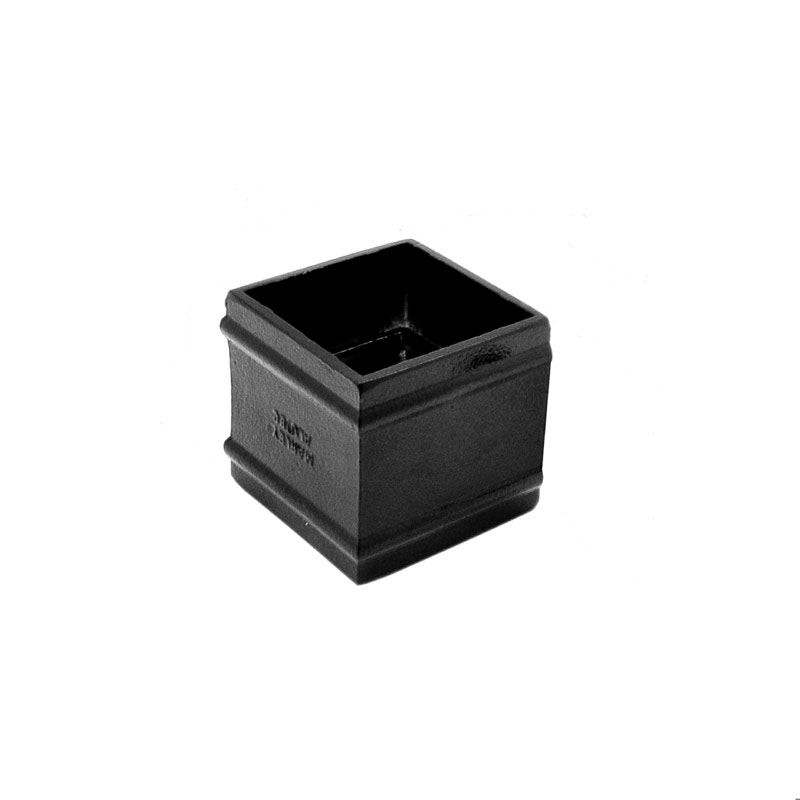 Alutec Traditional 72x72mm Non Eared Aluminium Square Downpipe Socket